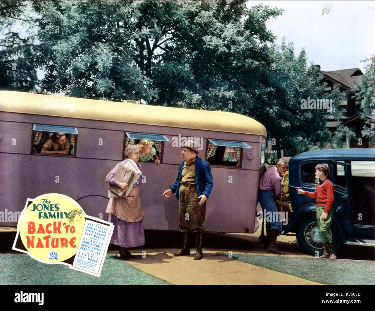 BACK TO NATURE THE JONES FAMILY Date: 1936 Stock Photo - Alamy