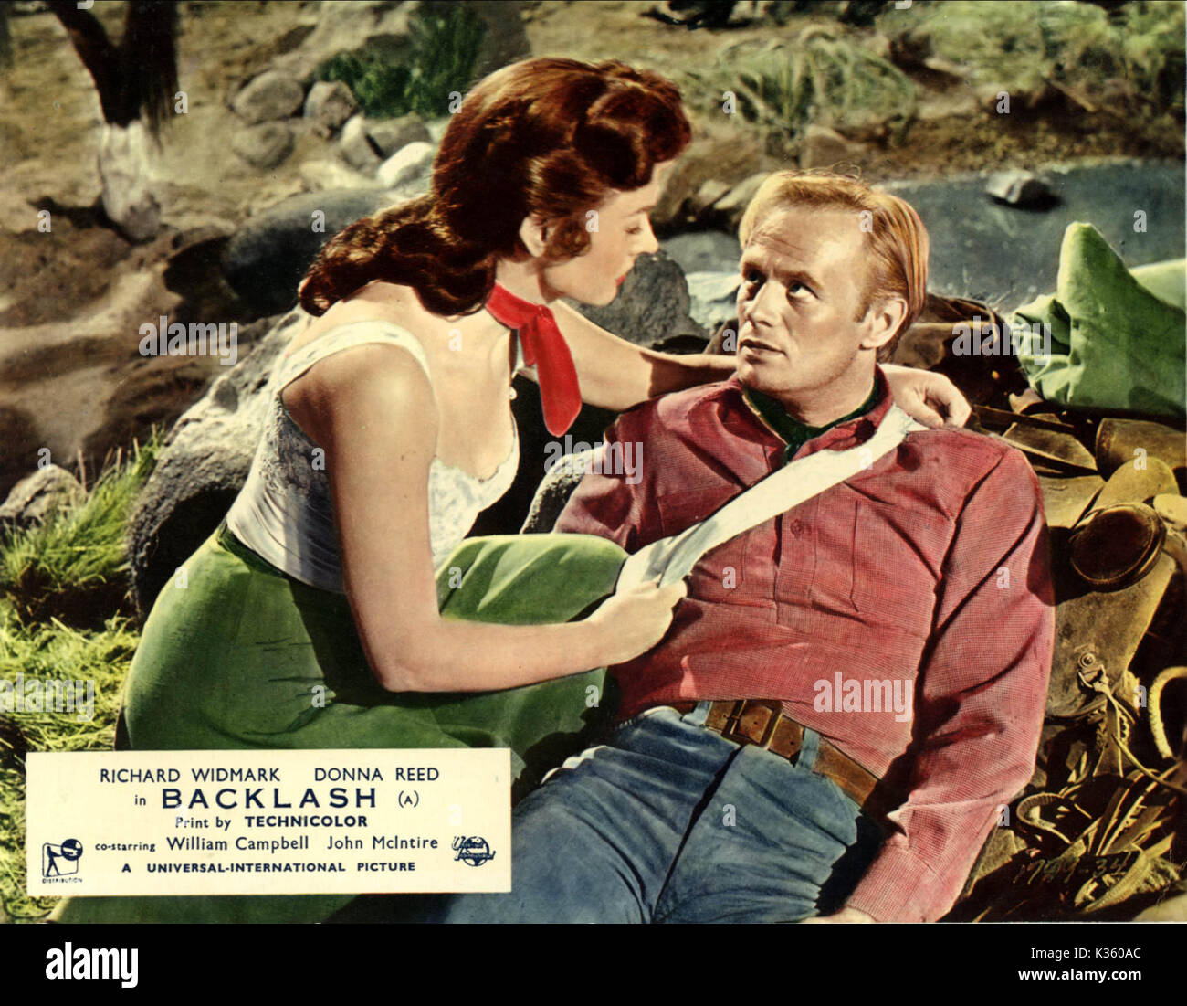 Donna reed richard widmark backlash hi-res stock photography and images ...