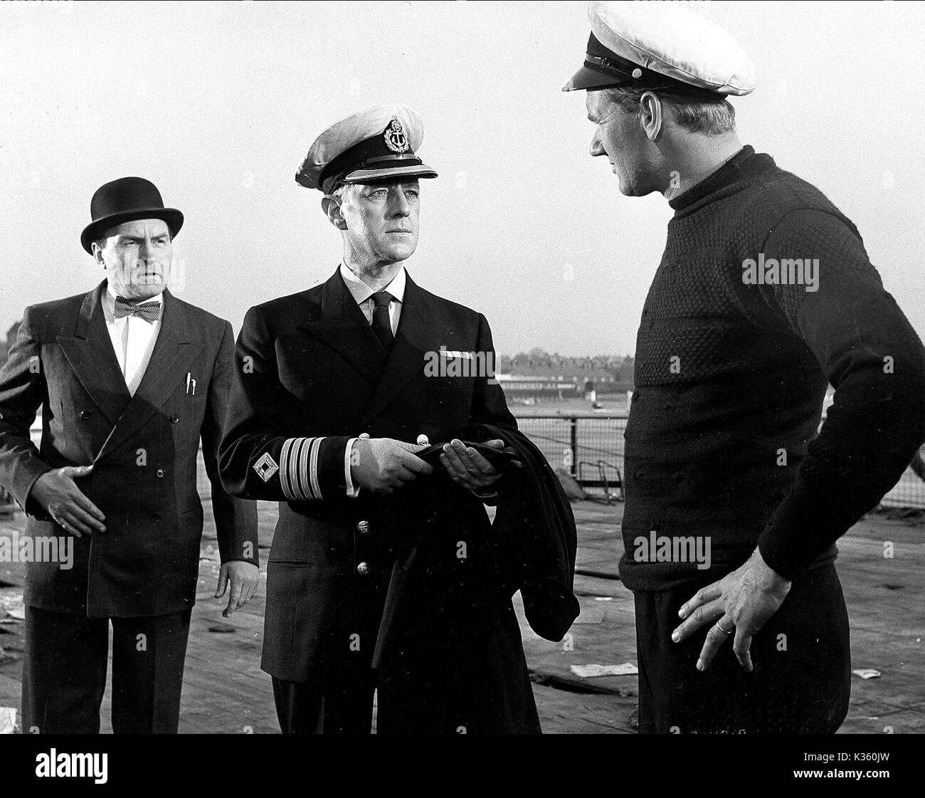 BARNACLE BILL L-R, MAURICE DENHAM, ALEC GUINNESS Stock Photo - Alamy