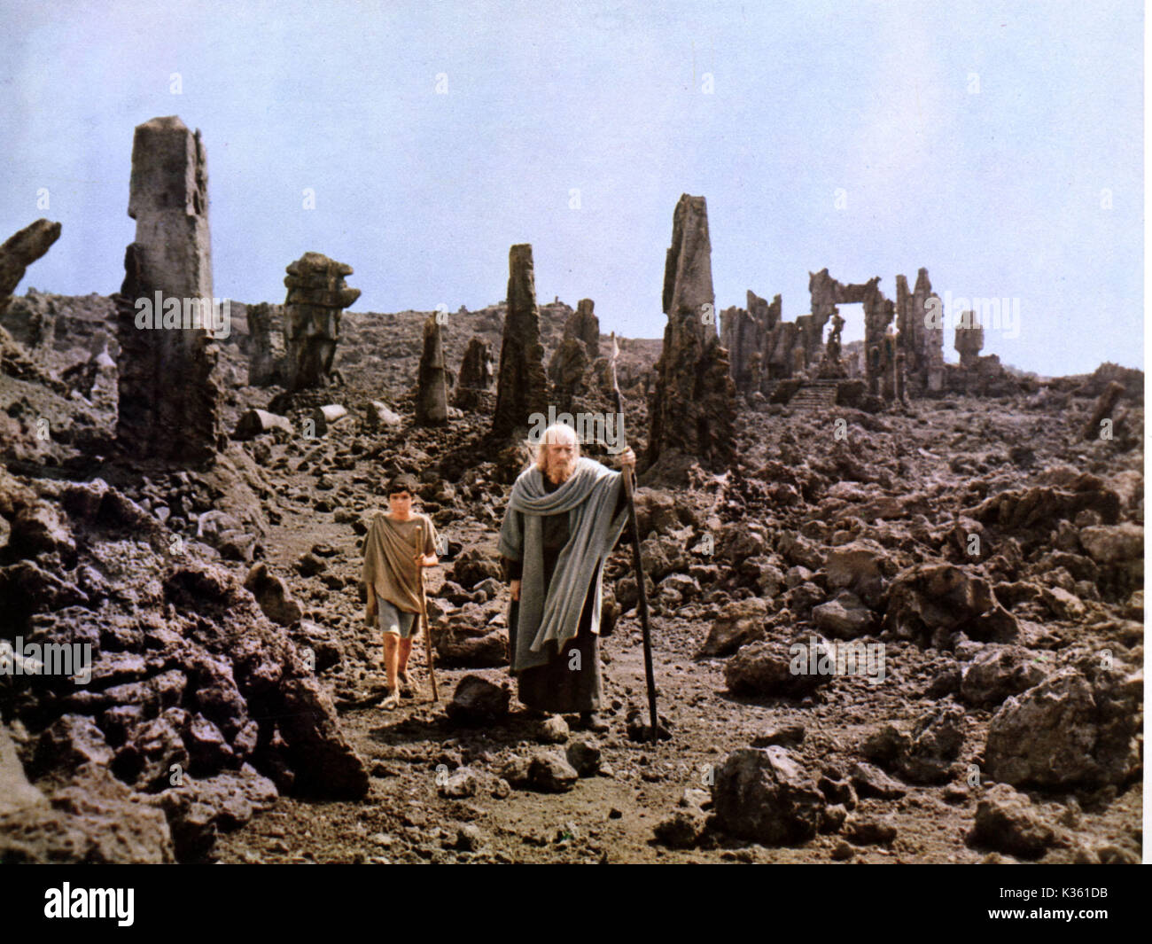 THE BIBLE GEORGE C SCOTT as Abraham, ALBERTO LUCANTONI as Isaac Date ...