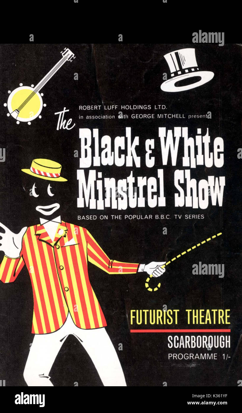 Black and white minstrel show hi-res stock photography and images - Alamy
