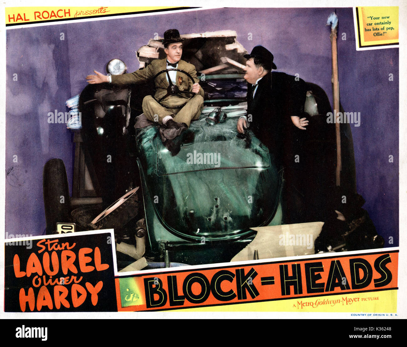 BLOCK HEADS OLIVER HARDY, STAN LAUREL Date: 1938 Stock Photo - Alamy