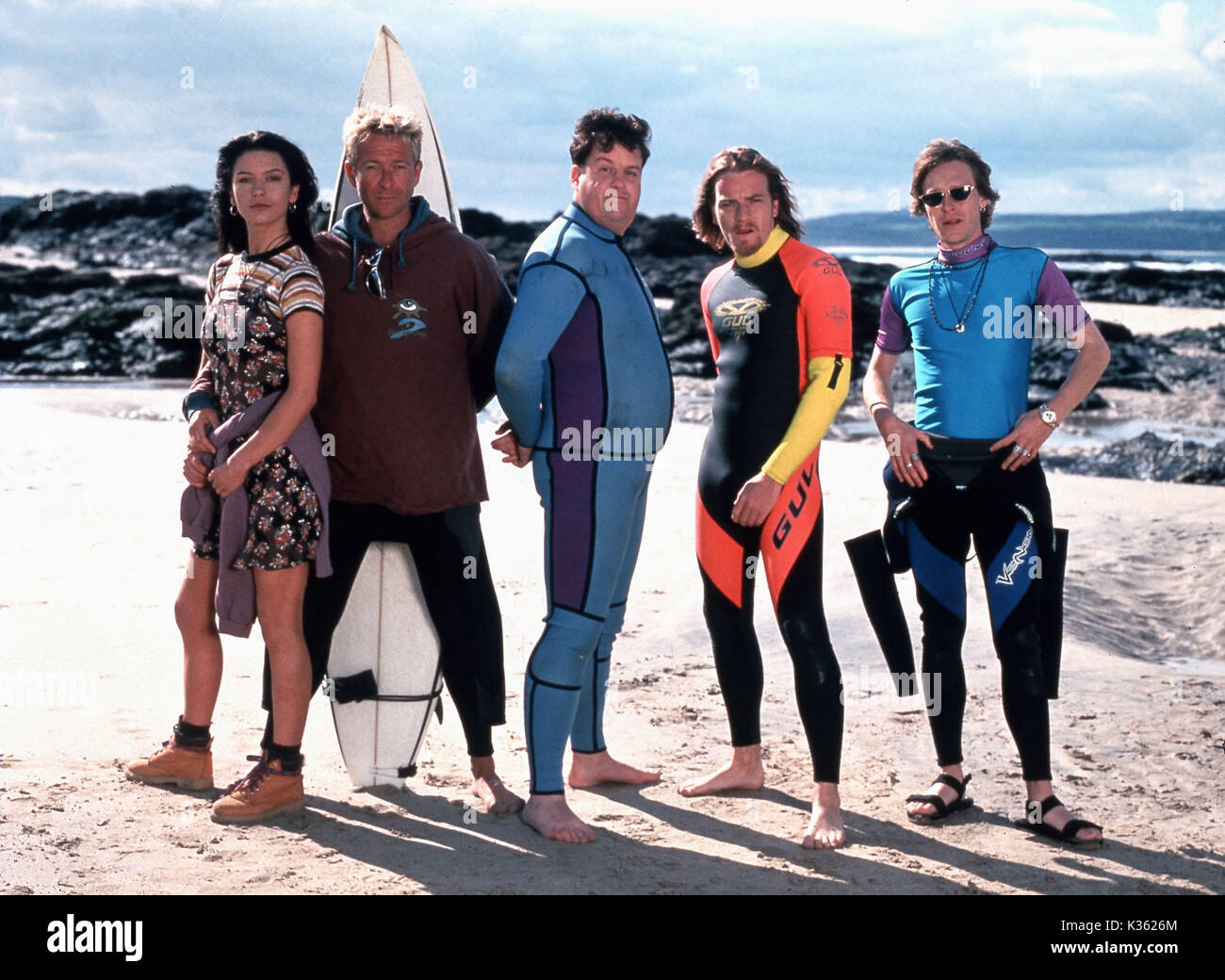 BLUE JUICE L-R, CATHERINE ZETA JONES, SEAN PERTWEE, PETER GUNN, EWAN ...