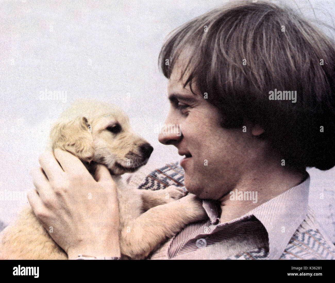 BLUE PETER SIMON GROOME with Goldie Stock Photo - Alamy