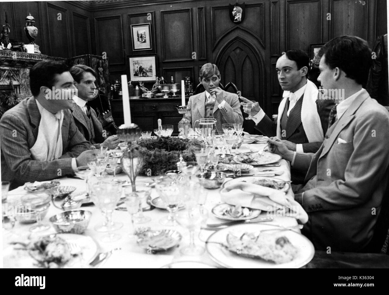 BRIDESHEAD REVISITED [?], JEREMY IRONS, ANTHONY ANDREWS, NICKOLAS GRACE, [?] Stock Photo - Alamy