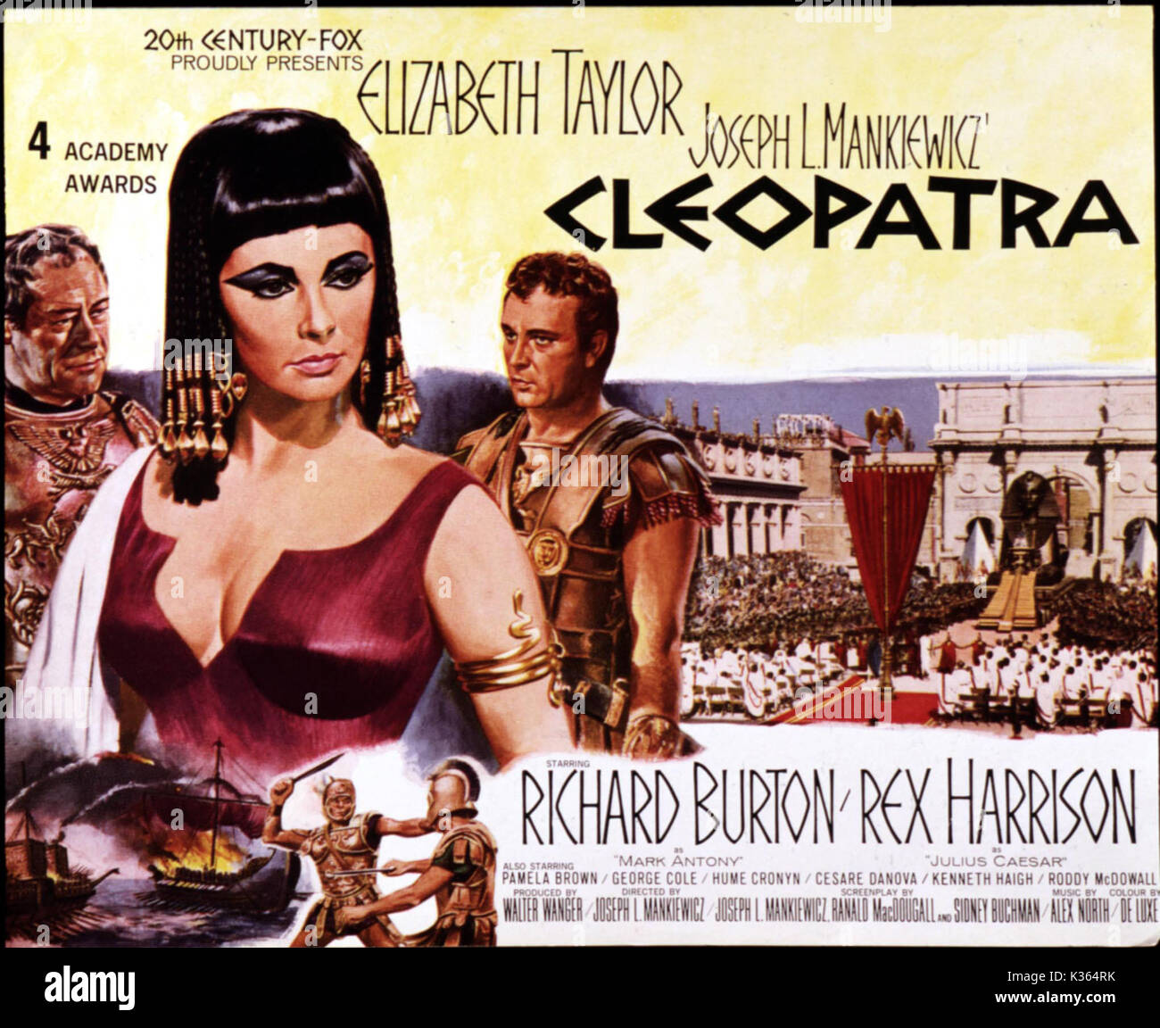 Elizabeth taylor cleopatra film still hi-res stock photography and ...