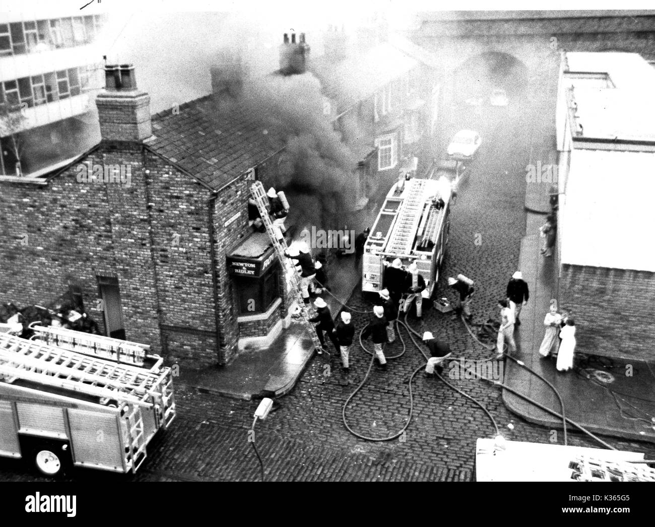 Coronation street Black and White Stock Photos & Images - Alamy