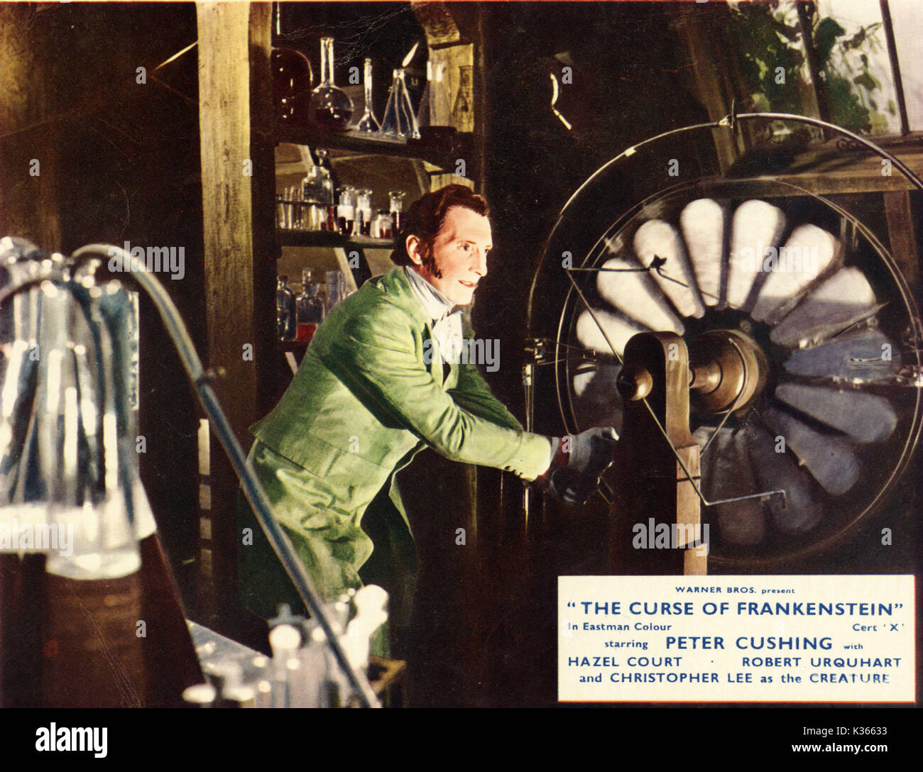 THE CURSE OF FRANKENSTEIN PETER CUSHING A HAMMER FILM PRODUCTION Date ...