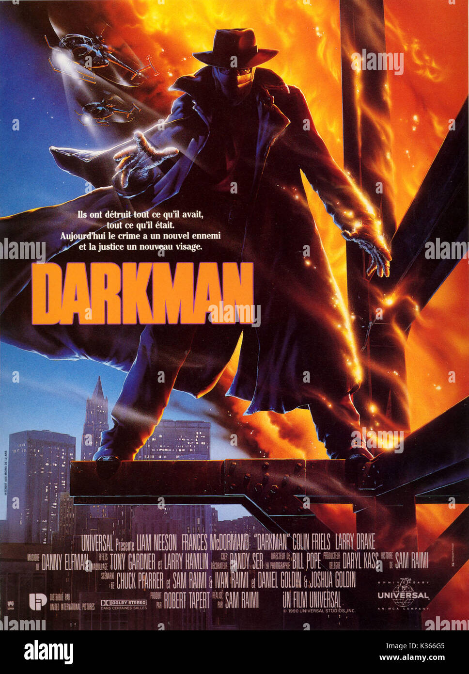 DARKMAN UNIVERSAL PICTURES DARKMAN UNIVERSAL PICTURES Date: 1990 Stock ...