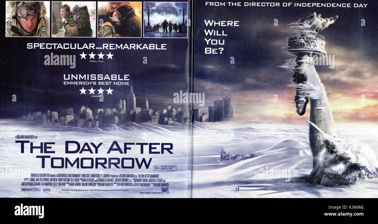 The Day After Tomorrow Dvd Cover