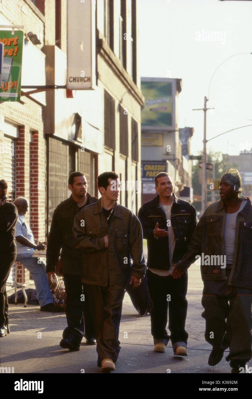 EMPIRE US 2002] JOHN LEGUIZAMO, VINCENT LARESCA, RAFAEL BAEZ AND TREACH ...