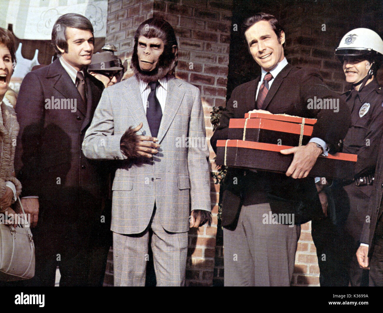 ESCAPE FROM PLANET OF THE APES RODDY McDOWALL Date: 1971 Stock Photo ...