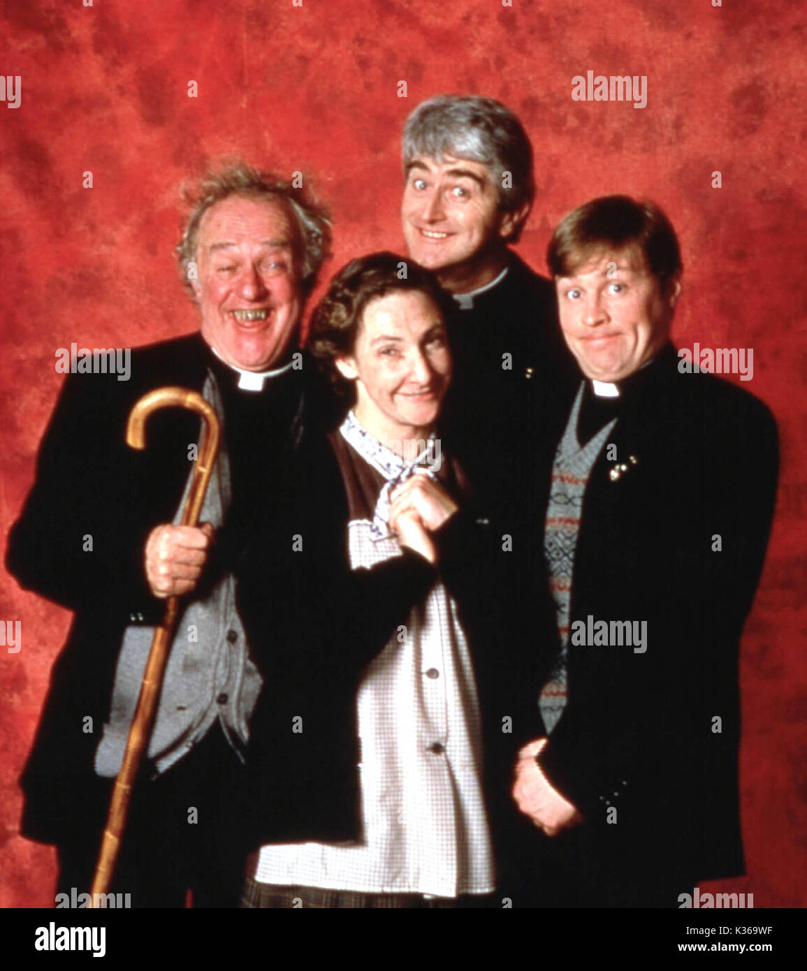 FATHER TED [BR 1995 - 1998] FRANK KELLY as Father Jack, PAULINE MCLYNN ...