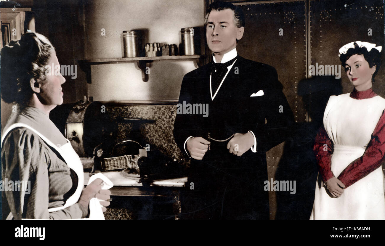 FOOTSTEPS IN THE FOG MAJORIE RHODES, STEWART GRANGER AND JEAN SIMMONS A ...