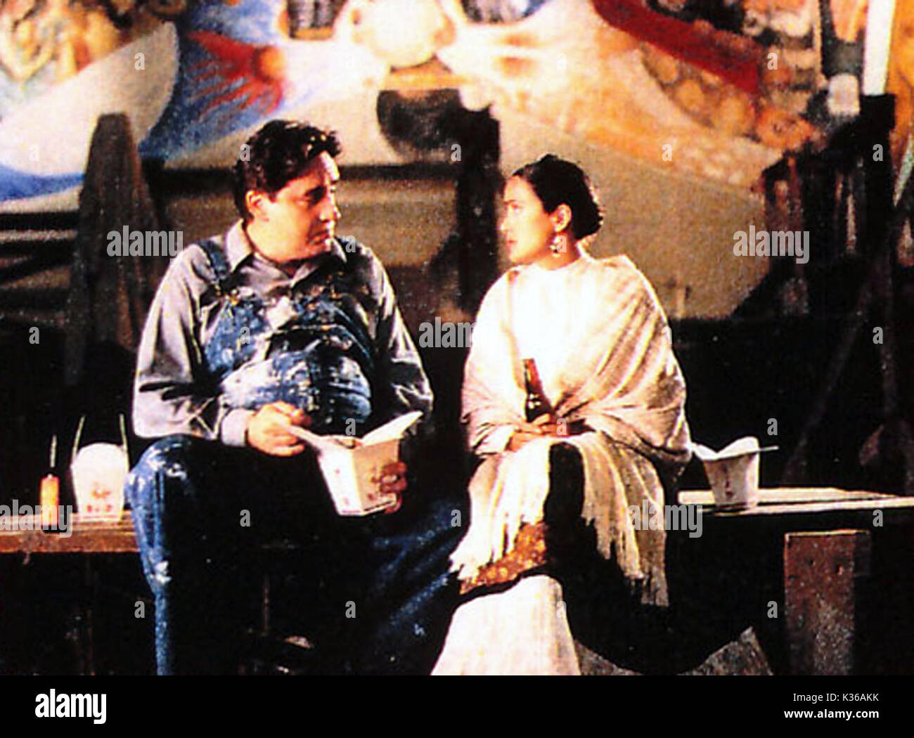 FRIDA SALMA HAYEK as Frida Kahlo, ALFRED MOLINA FRIDA Date: 2002 Stock ...