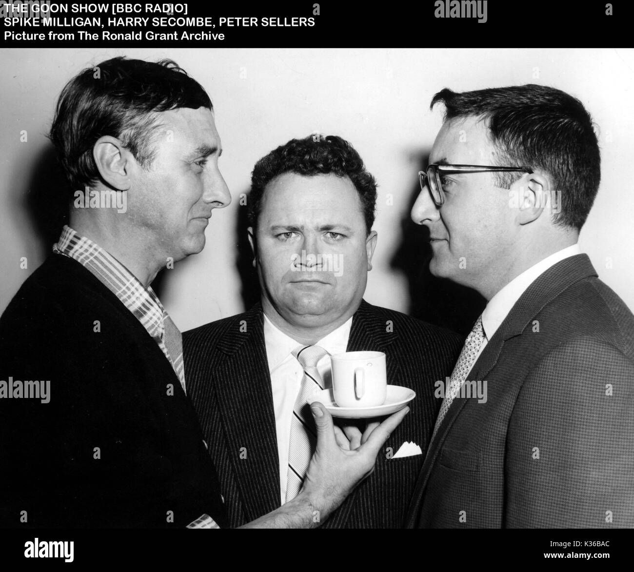 THE GOON SHOW SPIKE MILLIGAN, HARRY SECOMBE, PETER SELLERS Stock Photo ...