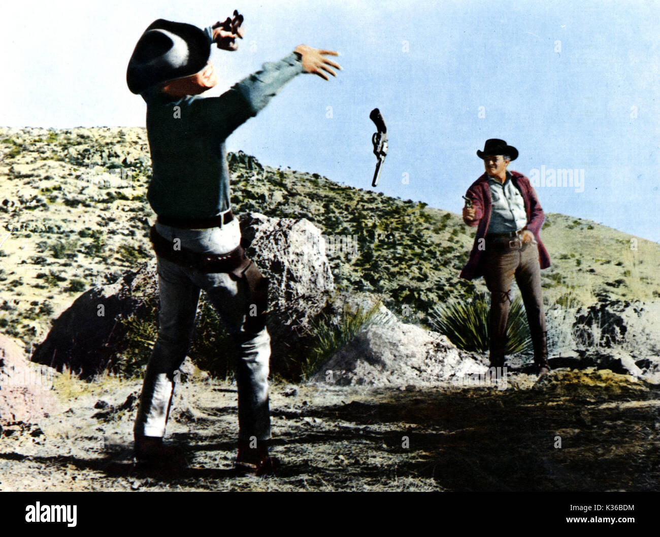 GUNMAN'S WALK (US 1958) VAN HEFLIN (right) Date: 1958 Stock Photo - Alamy