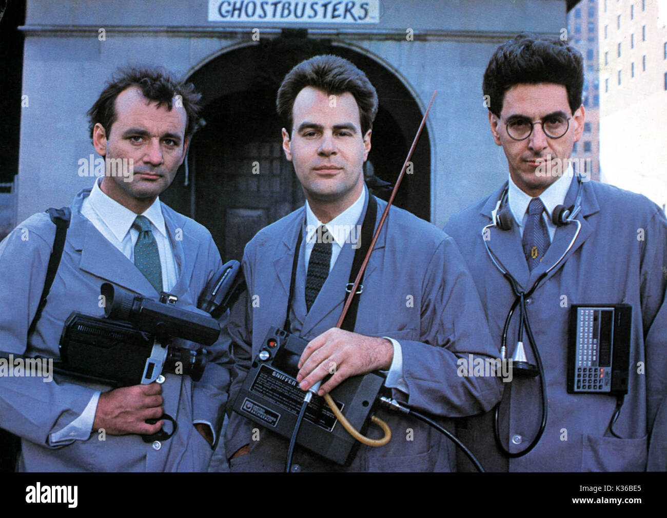 GHOSTBUSTERS L-R, BILL MURRAY, DAN ACKROYD, HAROLD RAMIS Stock Photo ... GHOSTBUSTERS L-R, BILL MURRAY, DAN ACKROYD, HAROLD RAMIS Stock Photo ...