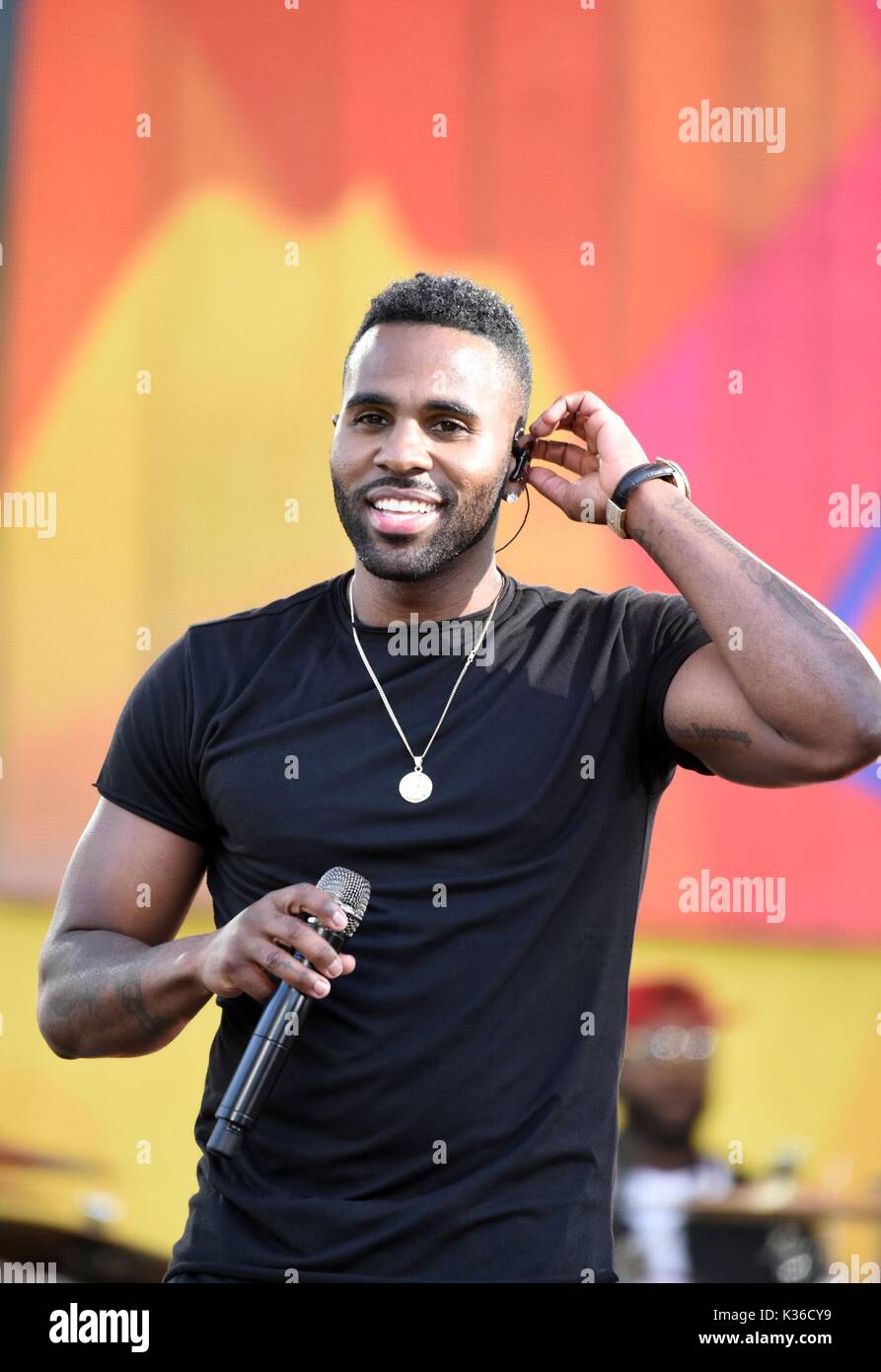 New York, NY, USA. 1st Sep, 2017. Jason Derulo on stage for Good ...