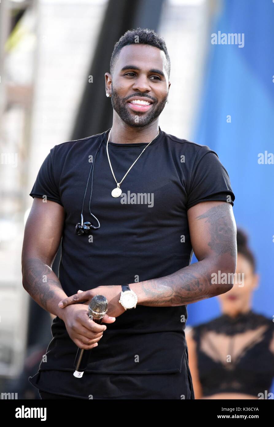 New York, NY, USA. 1st Sep, 2017. Jason Derulo on stage for Good ...