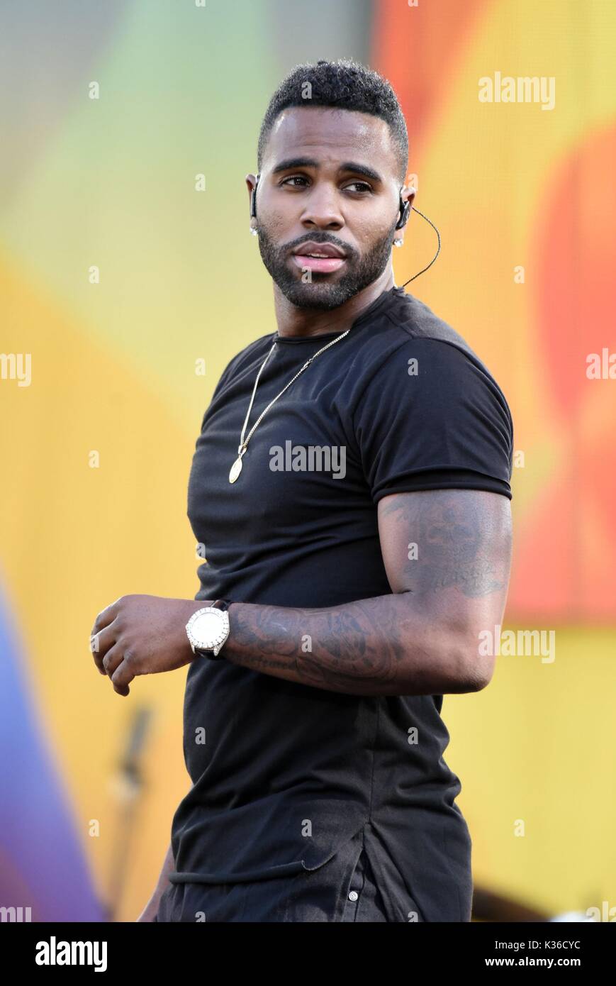 New York, NY, USA. 1st Sep, 2017. Jason Derulo on stage for Good ...