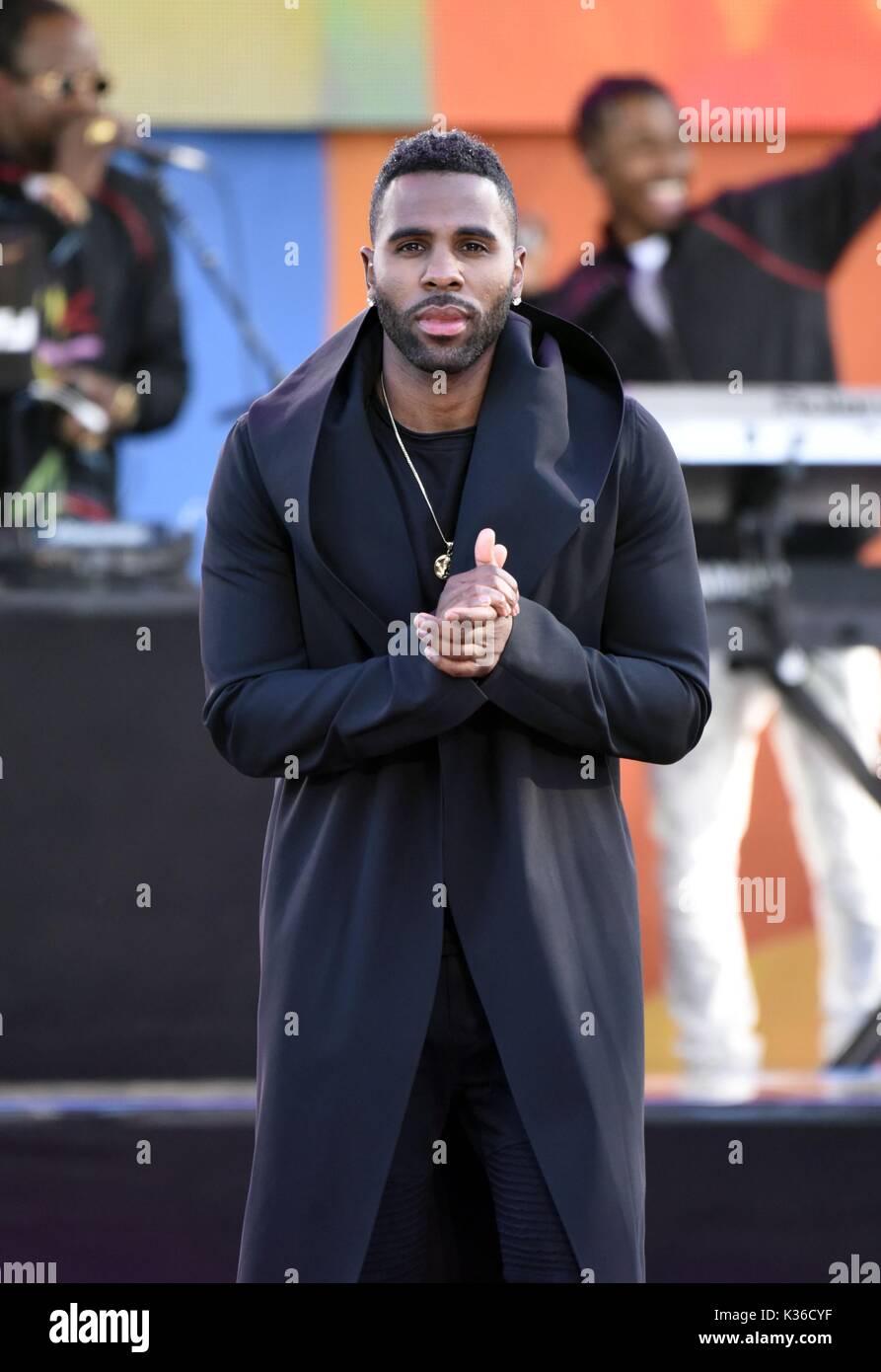 New York, NY, USA. 1st Sep, 2017. Jason Derulo on stage for Good ...