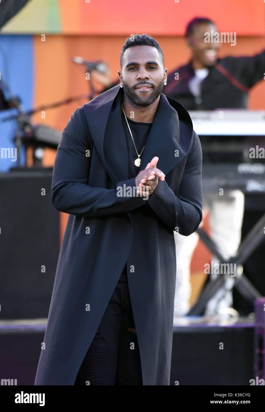 New York, NY, USA. 1st Sep, 2017. Jason Derulo on stage for Good ...