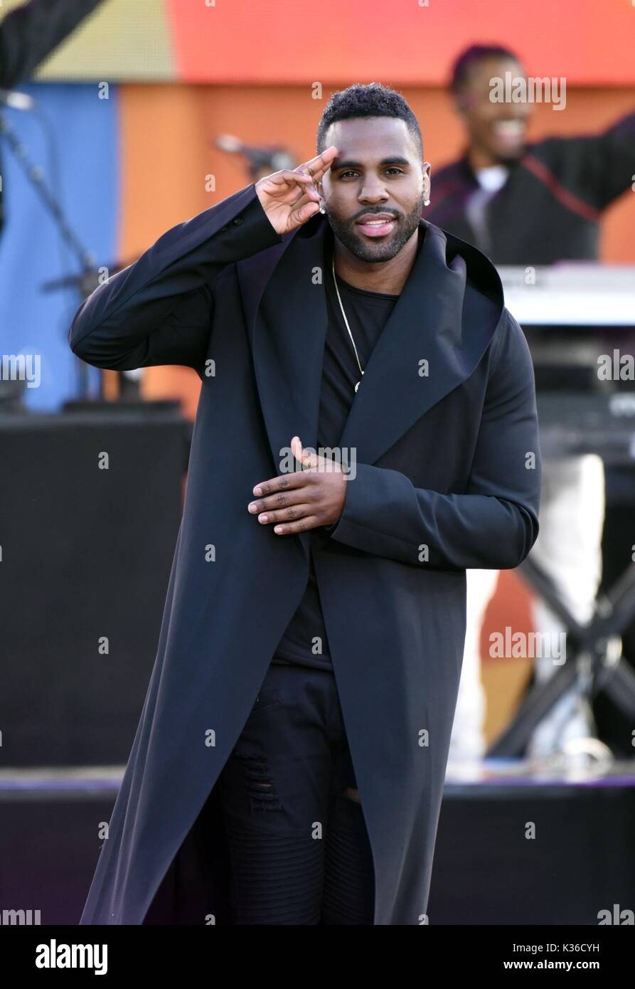 New York, NY, USA. 1st Sep, 2017. Jason Derulo on stage for Good ...