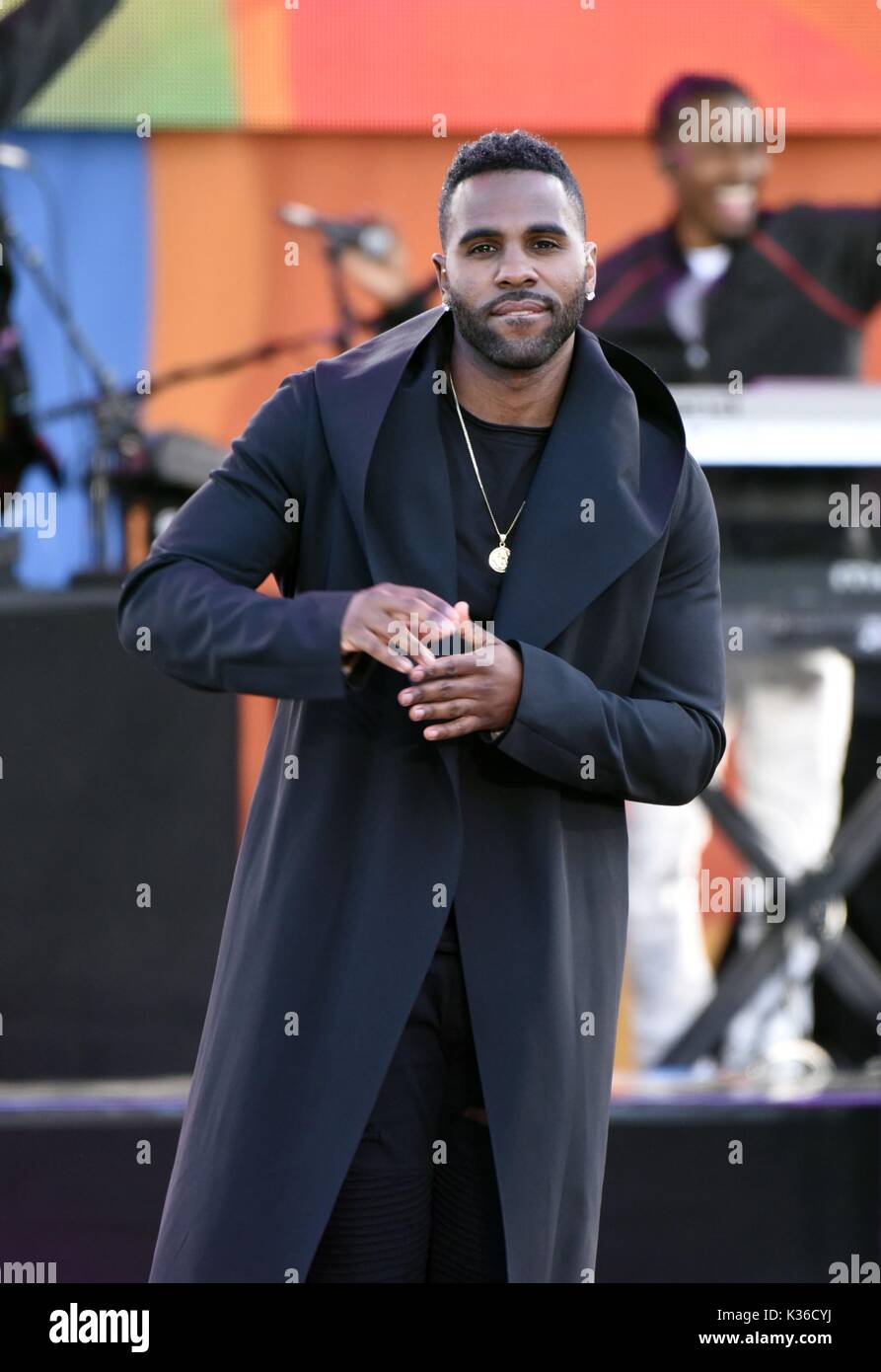 New York, NY, USA. 1st Sep, 2017. Jason Derulo on stage for Good ...