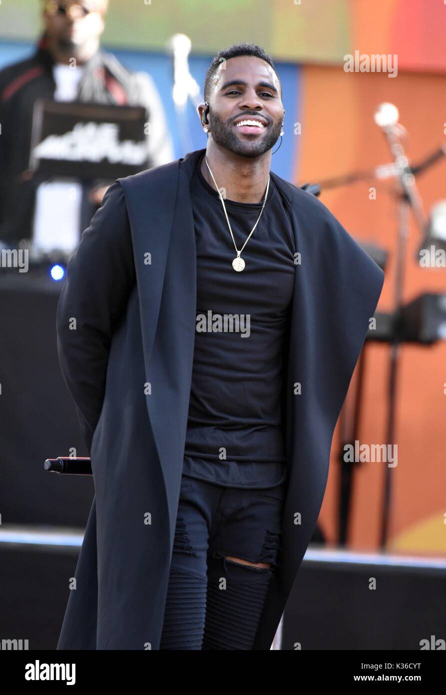 New York, NY, USA. 1st Sep, 2017. Jason Derulo on stage for Good ...