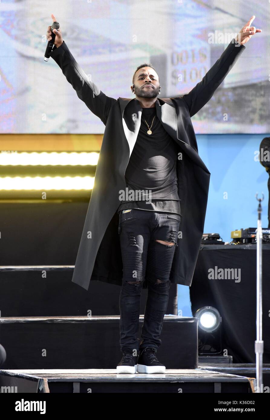 New York, NY, USA. 1st Sep, 2017. Jason Derulo on stage for Good ...