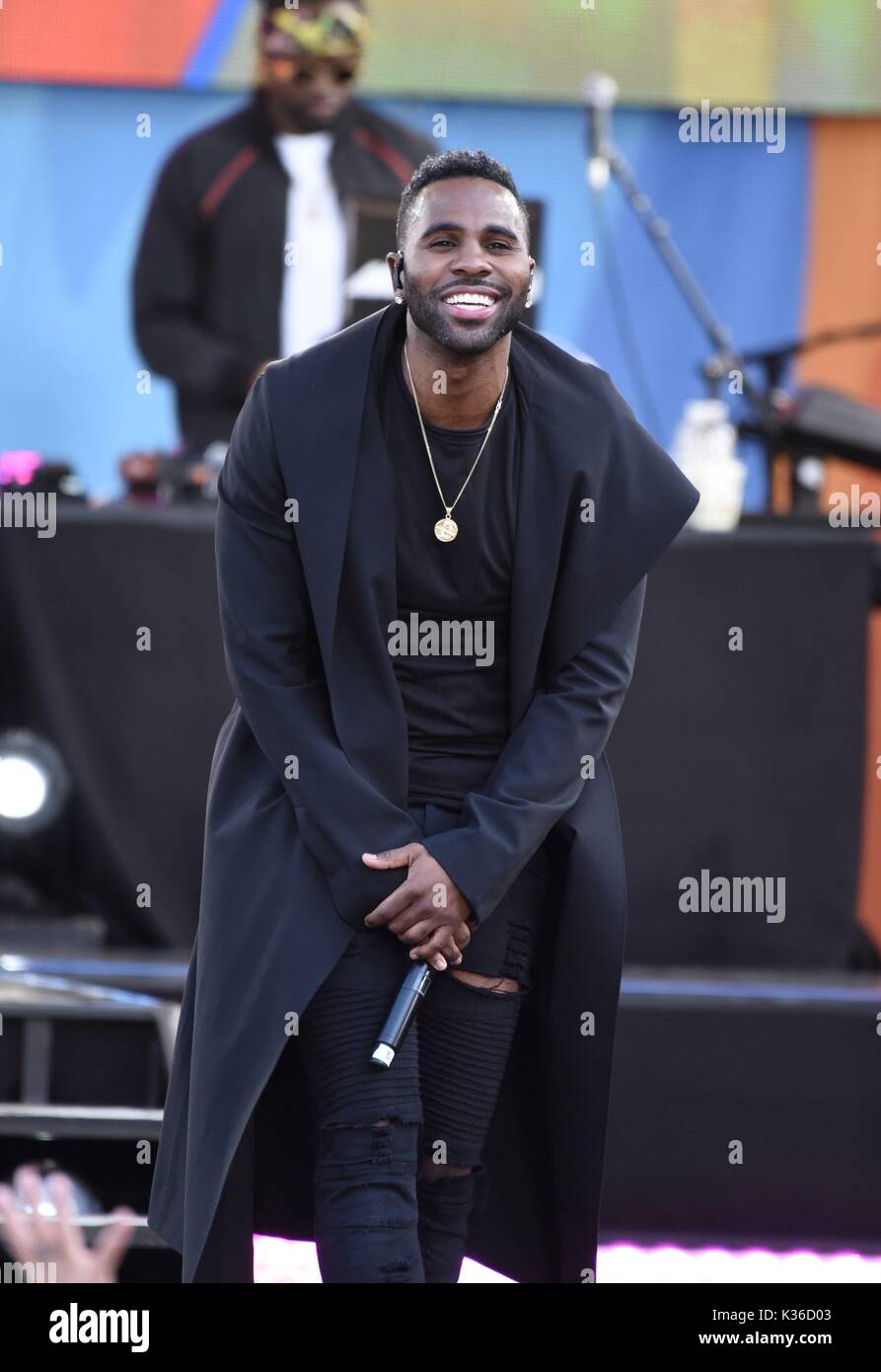 New York, NY, USA. 1st Sep, 2017. Jason Derulo on stage for Good ...