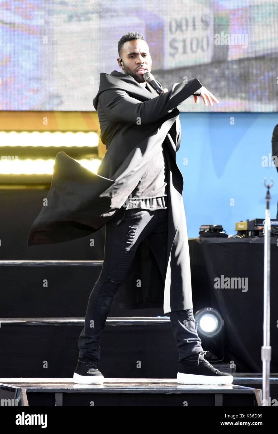 New York, NY, USA. 1st Sep, 2017. Jason Derulo on stage for Good ...
