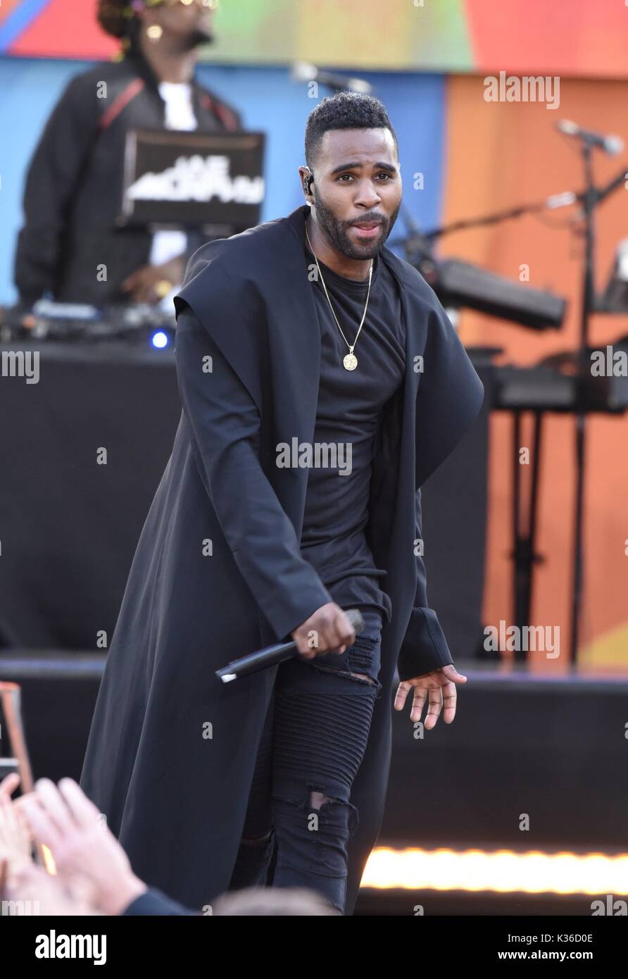 New York, NY, USA. 1st Sep, 2017. Jason Derulo on stage for Good ...
