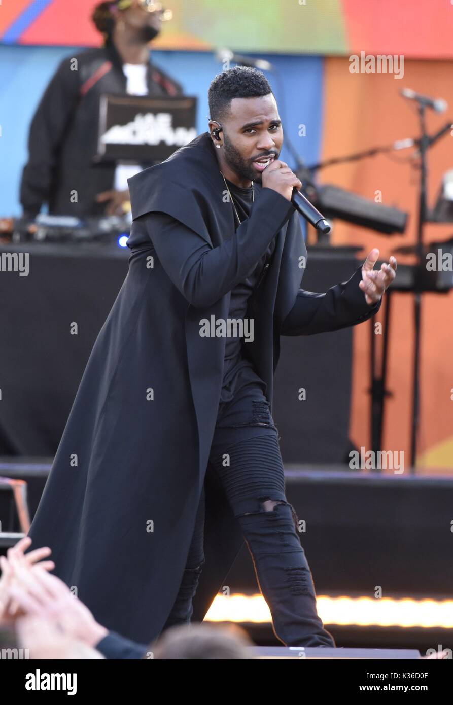 New York, NY, USA. 1st Sep, 2017. Jason Derulo on stage for Good ...