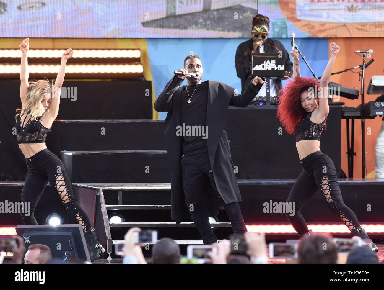 New York, NY, USA. 1st Sep, 2017. Jason Derulo on stage for Good ...