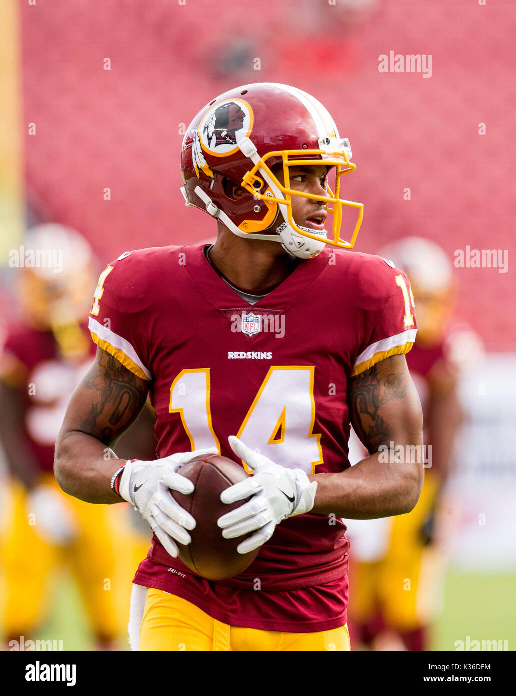 August 31, 2017 - Washington Redskins wide receiver Ryan Grant (14 ...