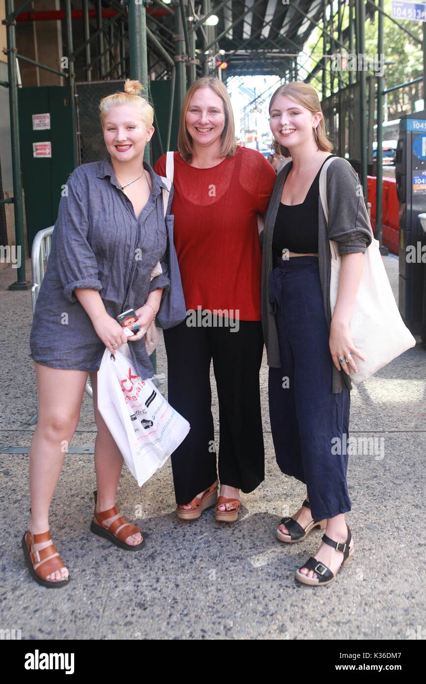 New York, NY, USA. 1st Sep, 2017. Vanessa Roth and daughters at AOL ...