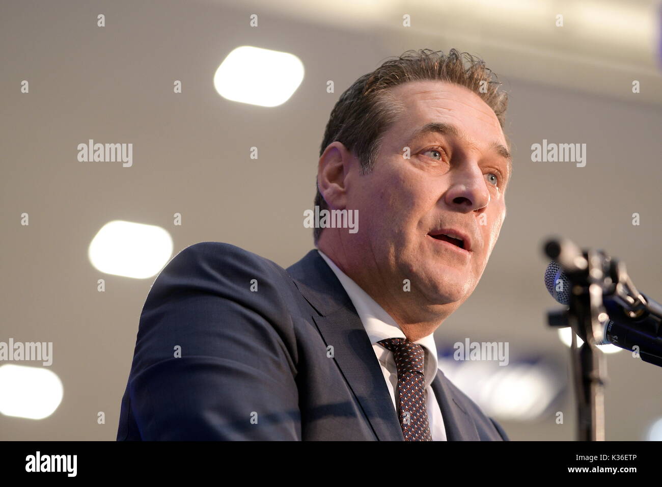 Vienna, Austria. 01 September 2017. Election opening of the Vienna FPÖ ...