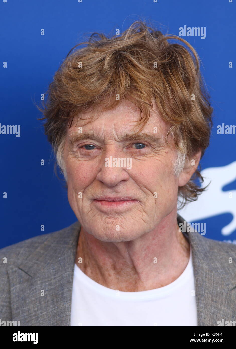 Venice, Italy. 1st September, 2017. Actor Robert Redford poses at the ...
