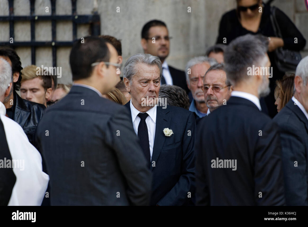 Paris, France. 1st September, 2017. Alain Delon attends the Mireille ...