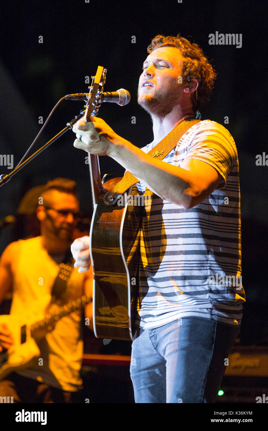 Miami, Florida, USA. 01st Sep, 2017. Phillip Phillips in concert at the ...