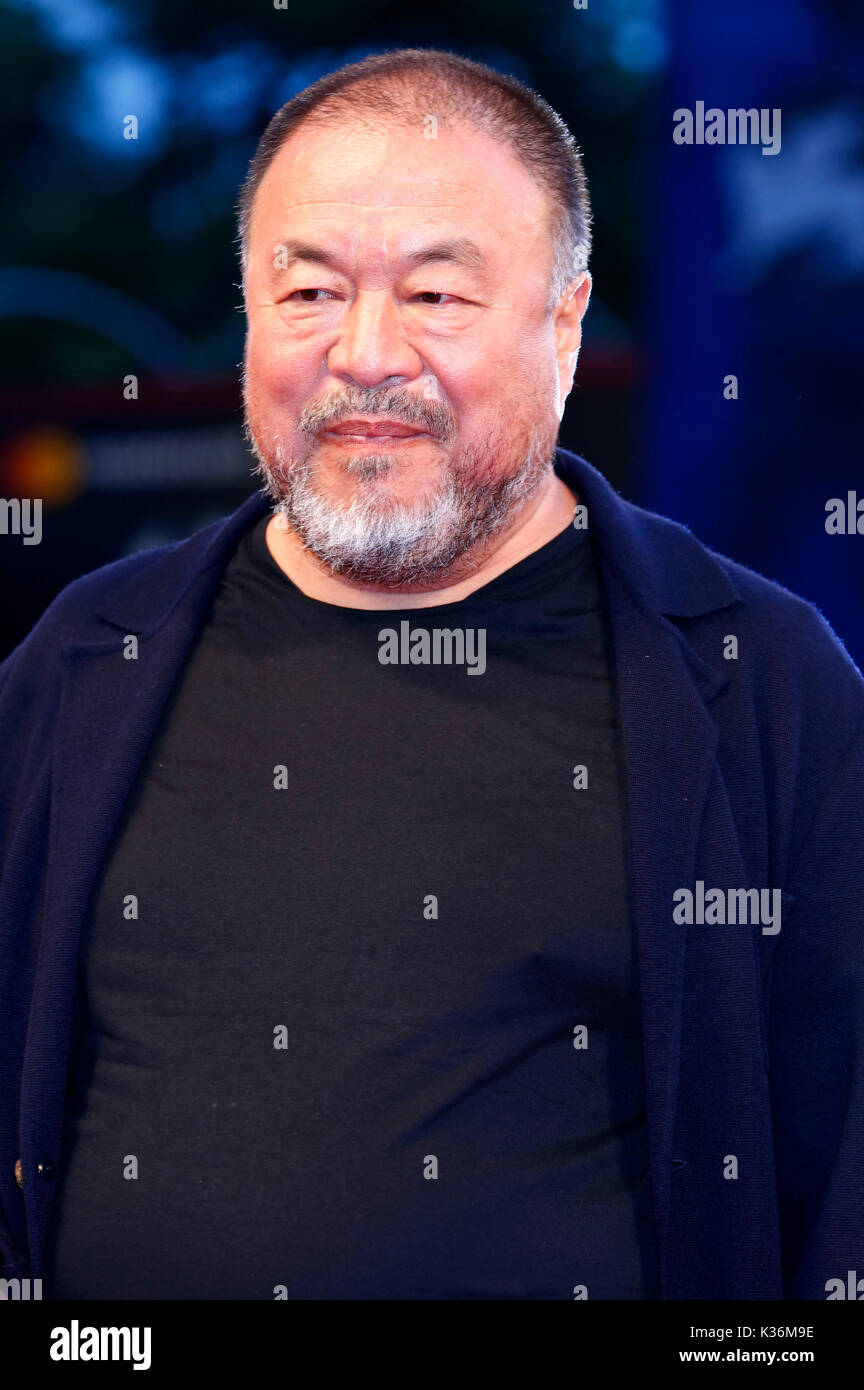 Venice, Italy. 01st Sep, 2017. Ai Weiwei attending the 'Human Flow ...