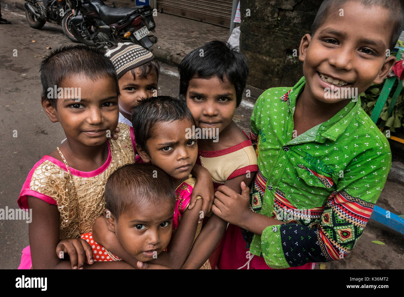 Muslim children hug hi-res stock photography and images - Alamy