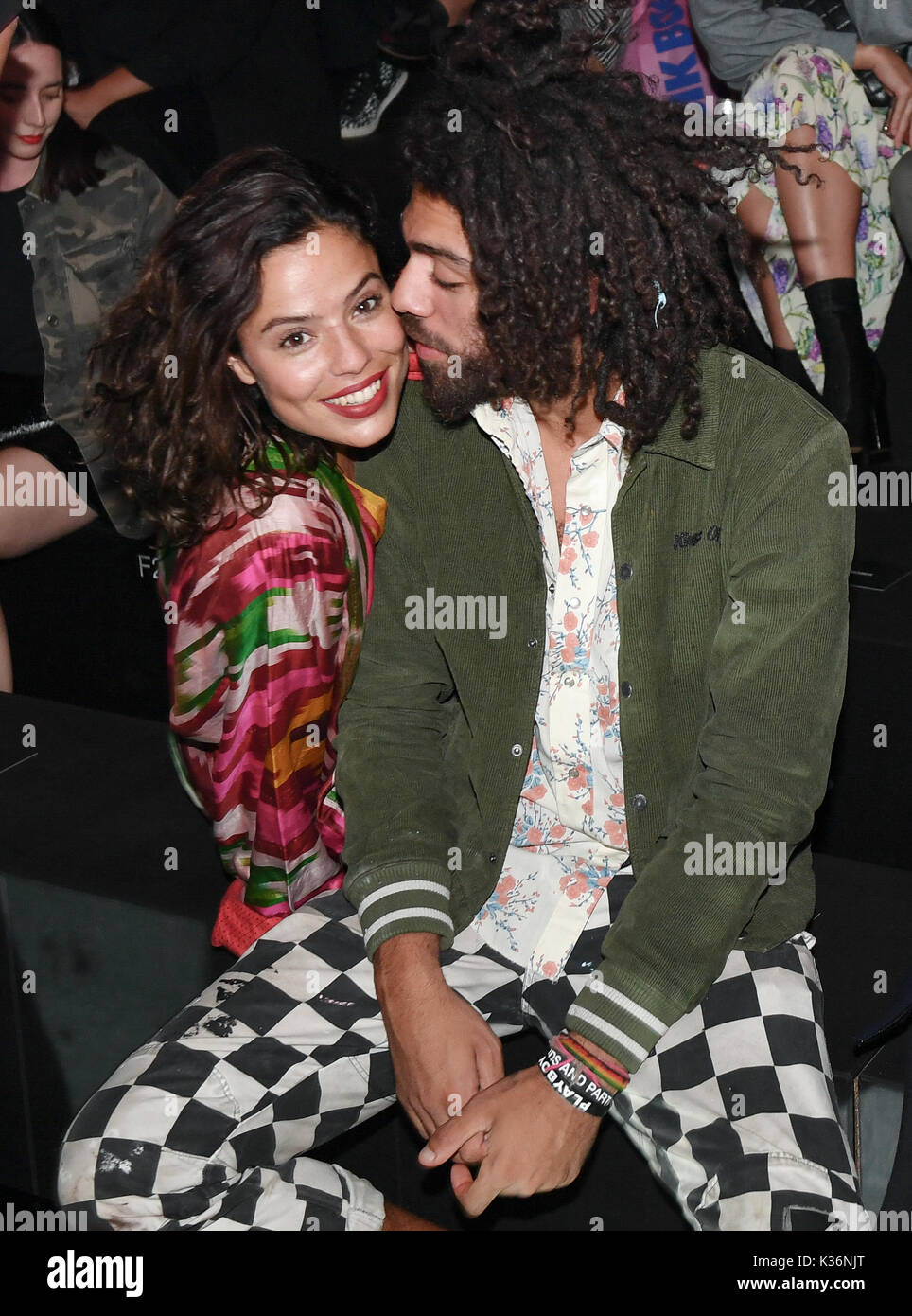 Berlin, Germany. 01st Sep, 2017. Noah Becker (R) and his girlfriedn ...