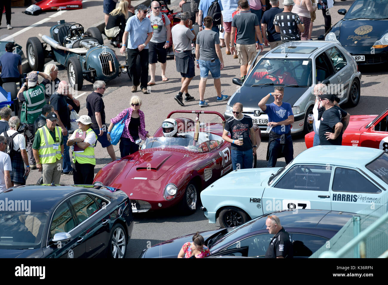 Brighton seafront speed trials hi-res stock photography and images - Alamy