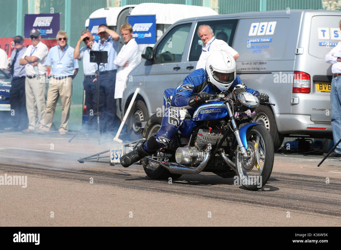 Brighton, UK. 2nd September, 2017. A competitor leaves the quarter mile ...