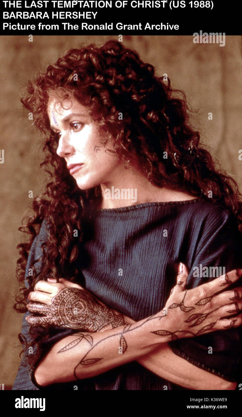 THE LAST TEMPTATION OF CHRIST BARBARA HERSHEY Date: 1988 Stock Photo ...