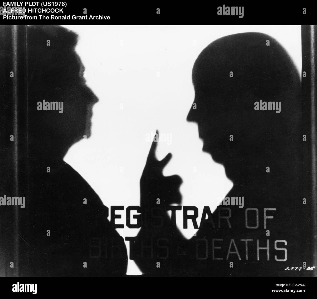 ALFRED HITCHCOCK'S SHADOW Stock Photo - Alamy