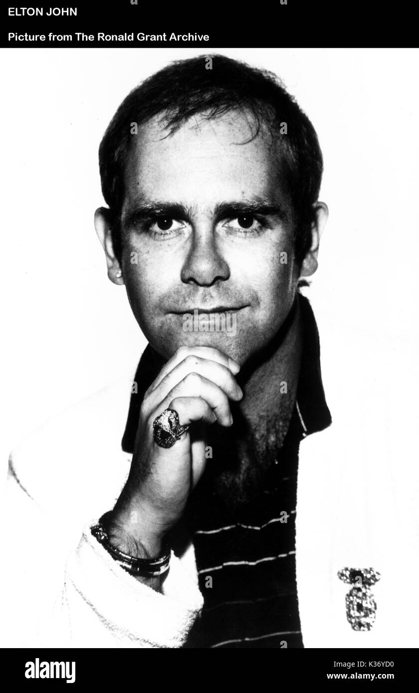 Elton john Black and White Stock Photos & Images - Alamy